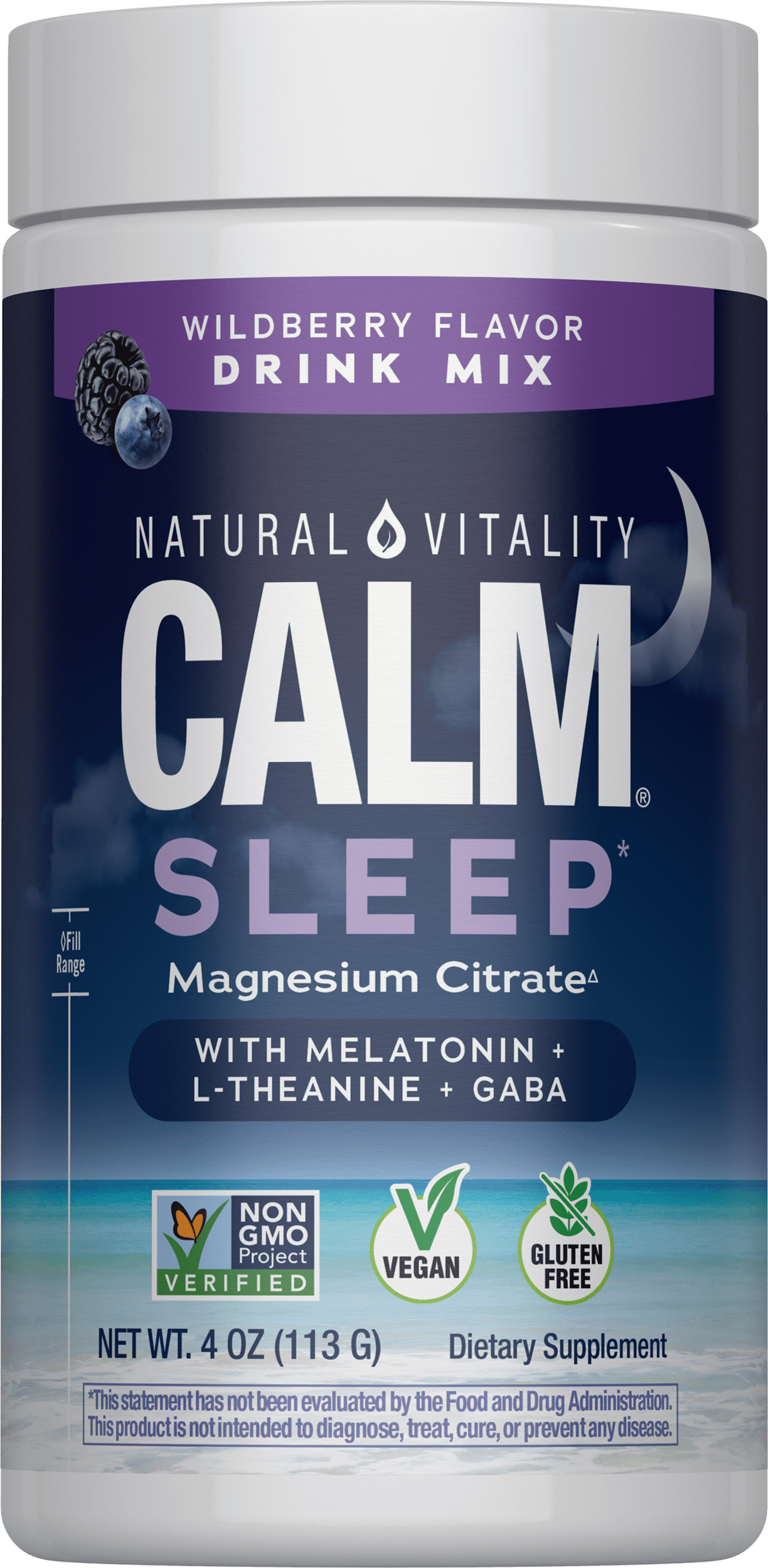 Natural Vitality CALM Sleep Aid Magnesium Supplement Powder, Stress ...