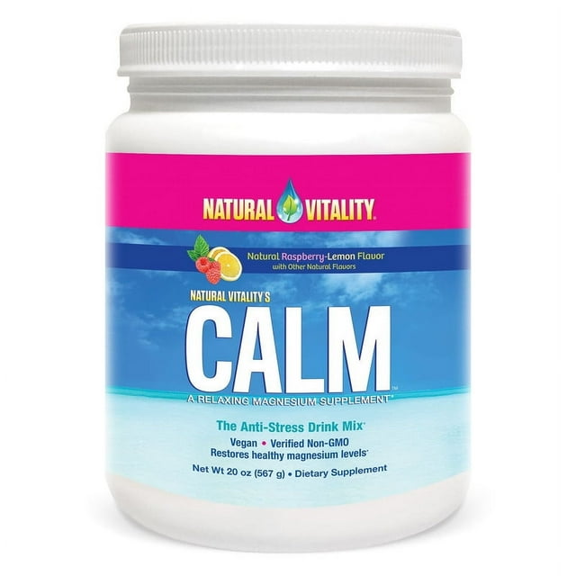 Natural Vitality Calm, Original Magnesium Citrate Powder, Relax & Sleep ...