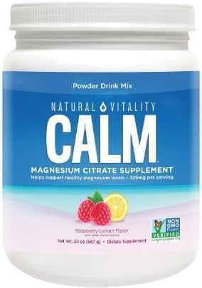 Natural Vitality Calm Magnesium Citrate Relax Drink, Stress & Sleep ...