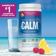 Natural Vitality Calm Magnesium Citrate Powder 20 Ounces for Relaxation ...