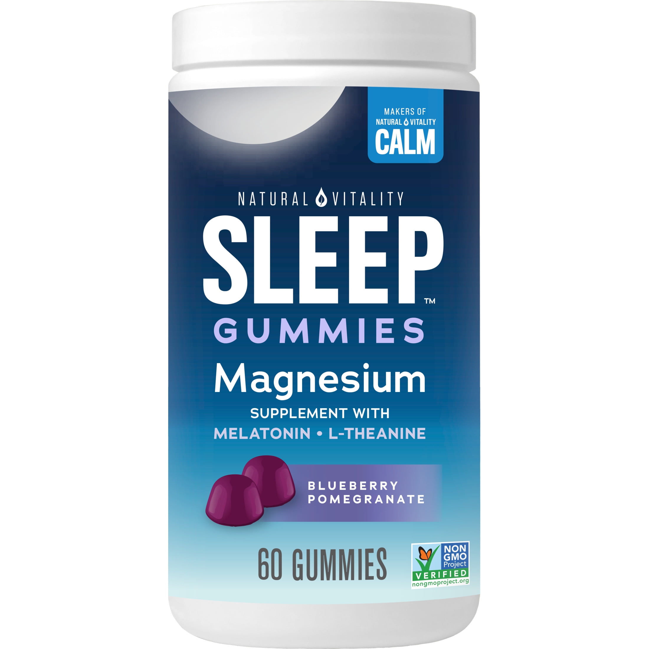 Natural Vitality SLEEP Magnesium Supplement Gummies, 60 Count - Walmart.com