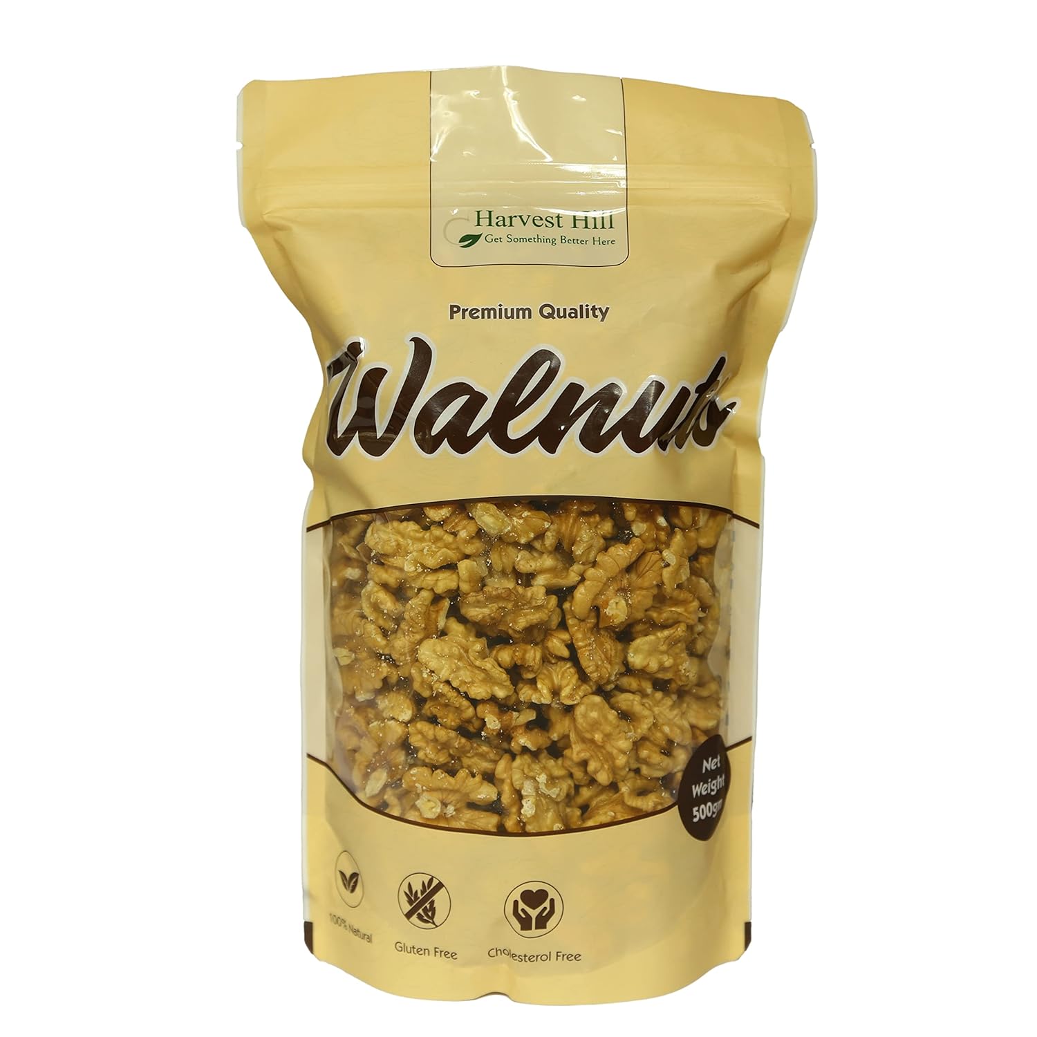 Natural Walnut Kernels By Harvest Hill 500gm, | High In Protein & Iron Dry Fruits Akhrot Giri ...
