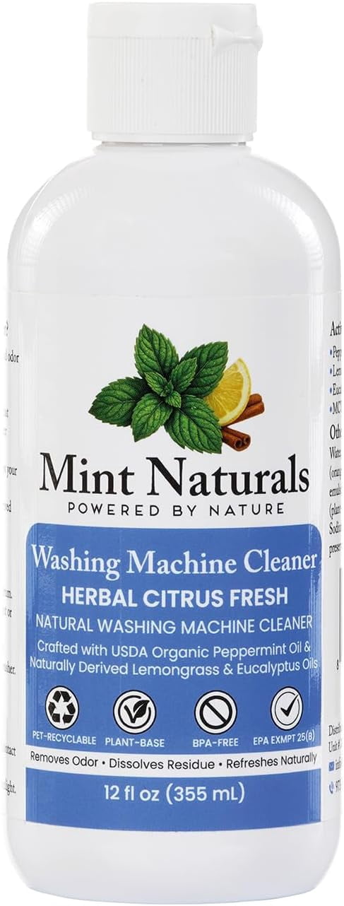 Natural Washing Machine Cleaner Liquid – Formula That Helps Remove Odor ...