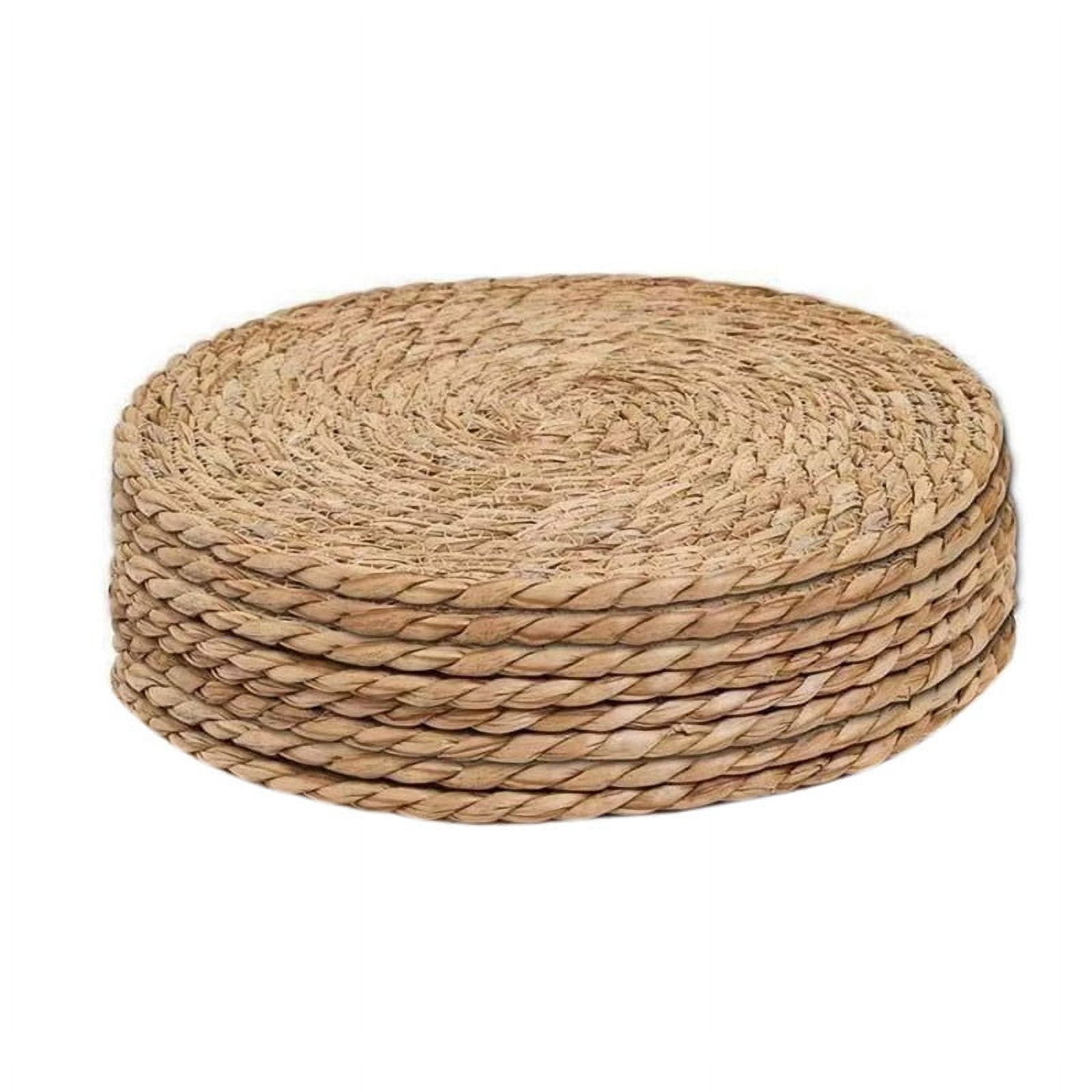 Natural Water Hyacinth Placemats Set of 8, Heat Resistan T Rattan Woven ...