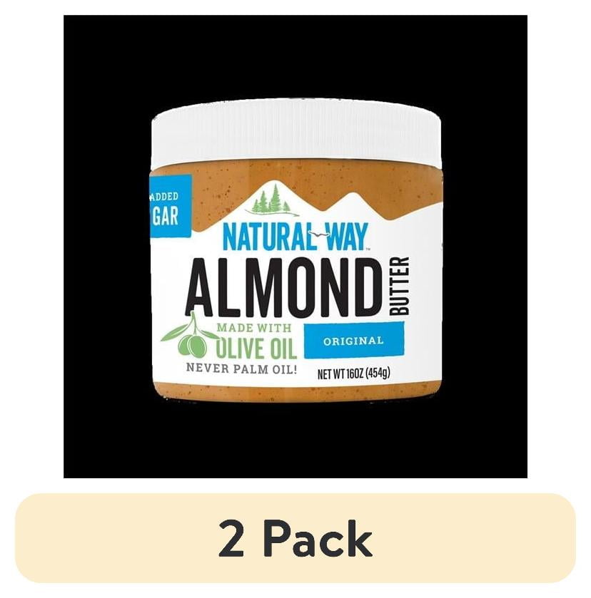 (2 pack) Natural Way 16 oz Original Almond Butter - Walmart.com