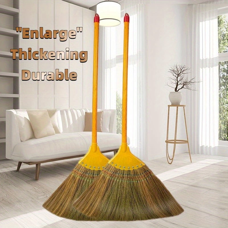 [Natural Weed Brooms] 2pcs of Natural, Fine and Soft Weed Brooms ...