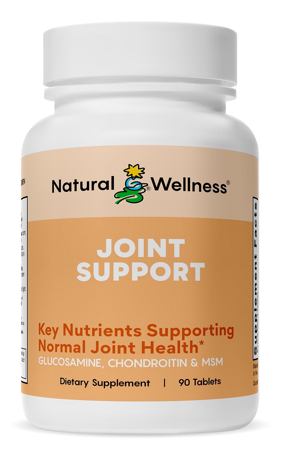 Natural Wellness Joint Support - Glucosamine, Chondroitin, MSM w ...