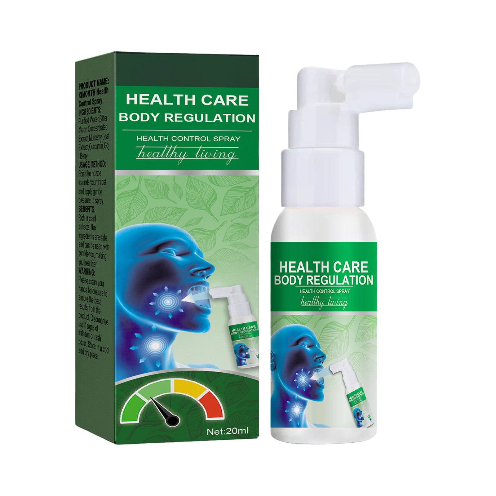 Natural Wellness Spray: Ease Dizziness Fatigue And Body Throbbing For Restorative Comfort 20ML ...