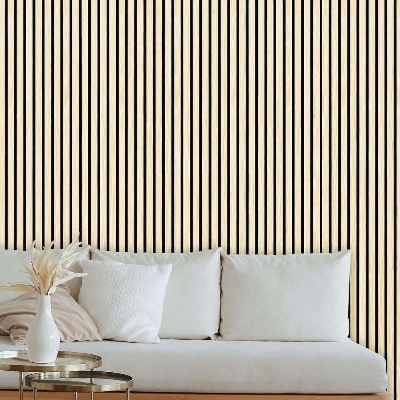 Natural White Oak Acoustic Panels, Large Sound Proof Slat Panels – NRC ...