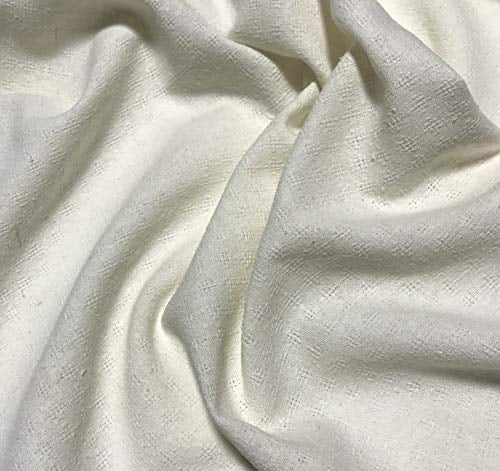 Natural White Raw Silk Checkered Weave Noil Fabric - Walmart.com