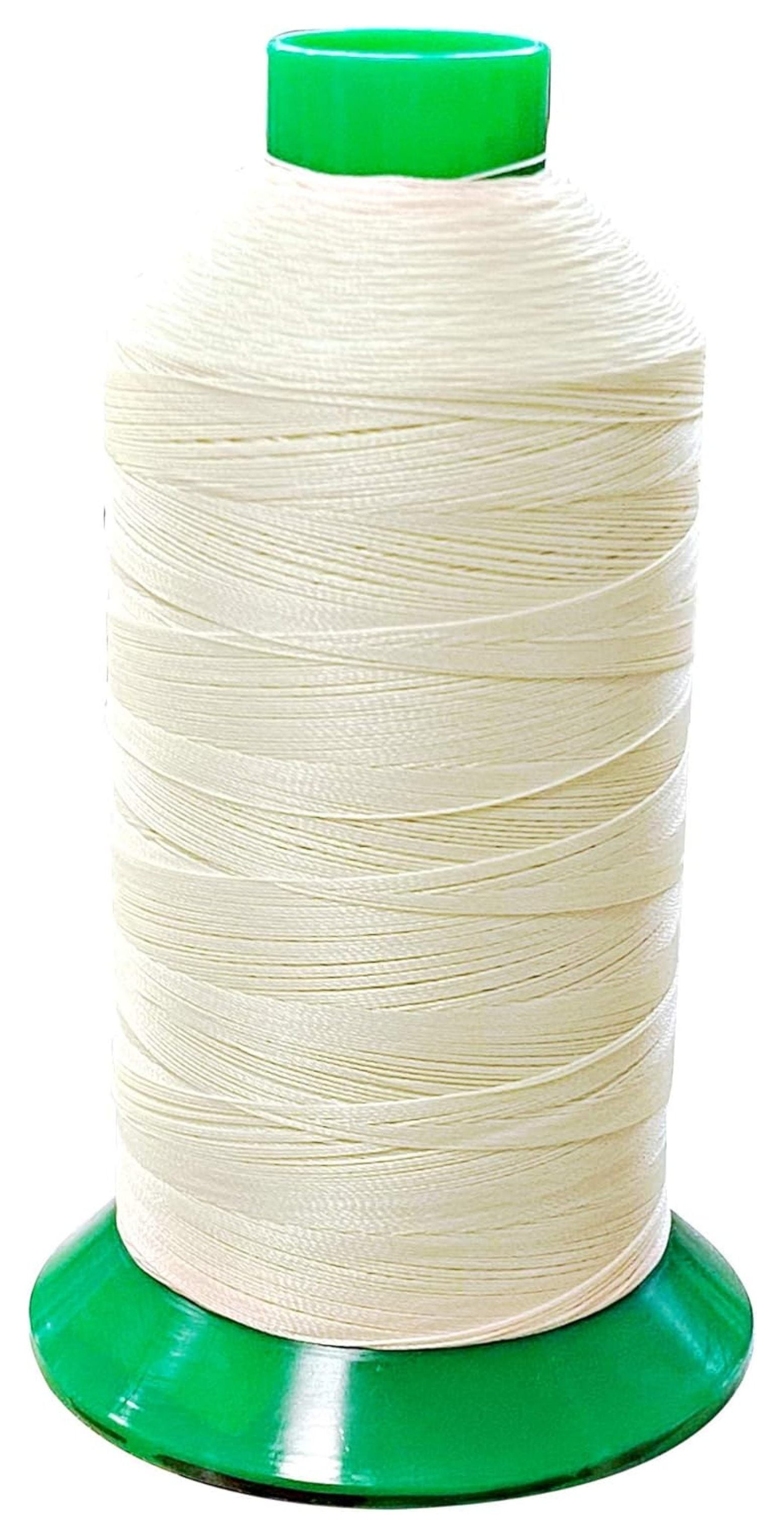 Natural/White UVR Bonded Polyester Upholstery Thread T-90 Outdoor ...