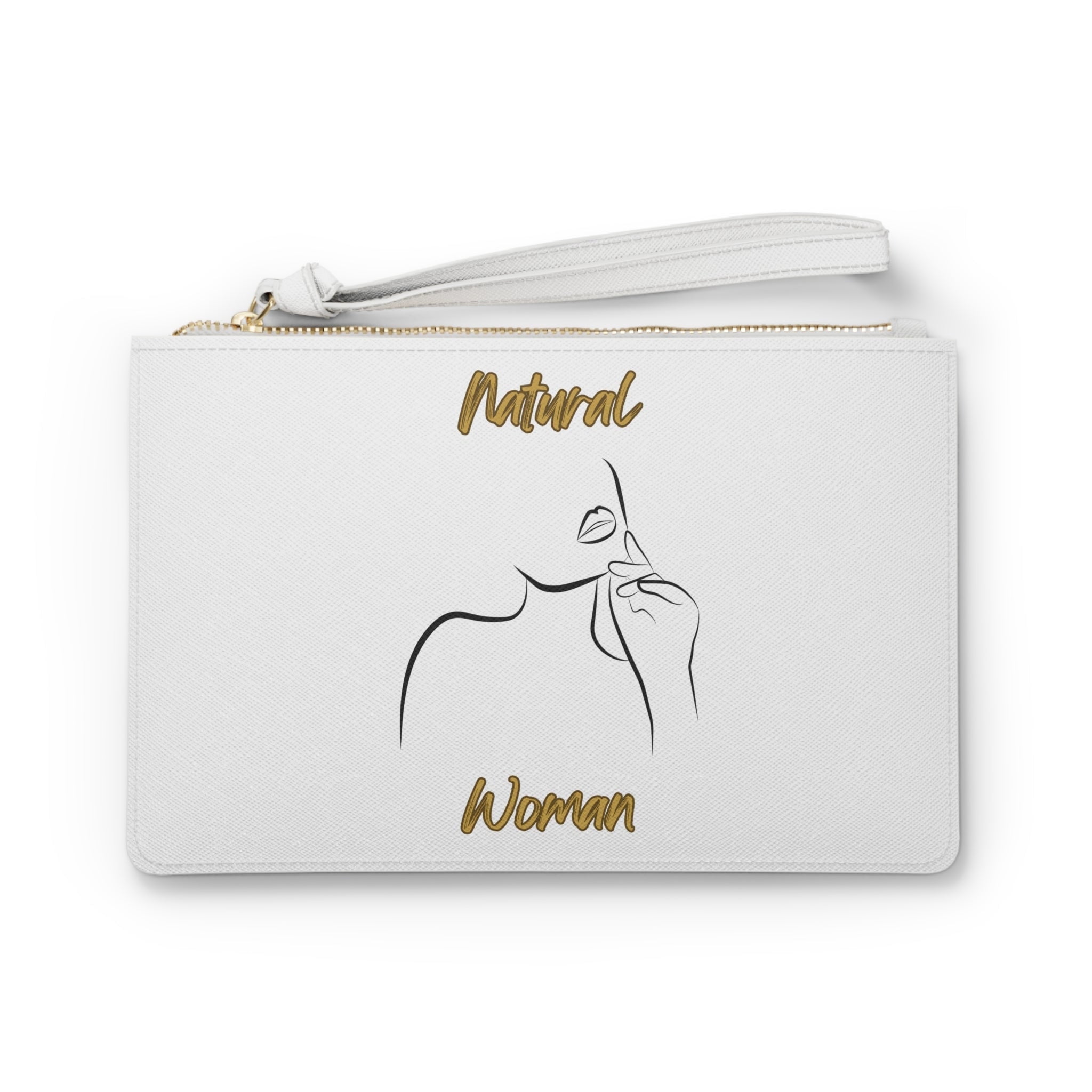 Natural Woman Chin Up (BL) Clutch Bag WHITE - Walmart.com