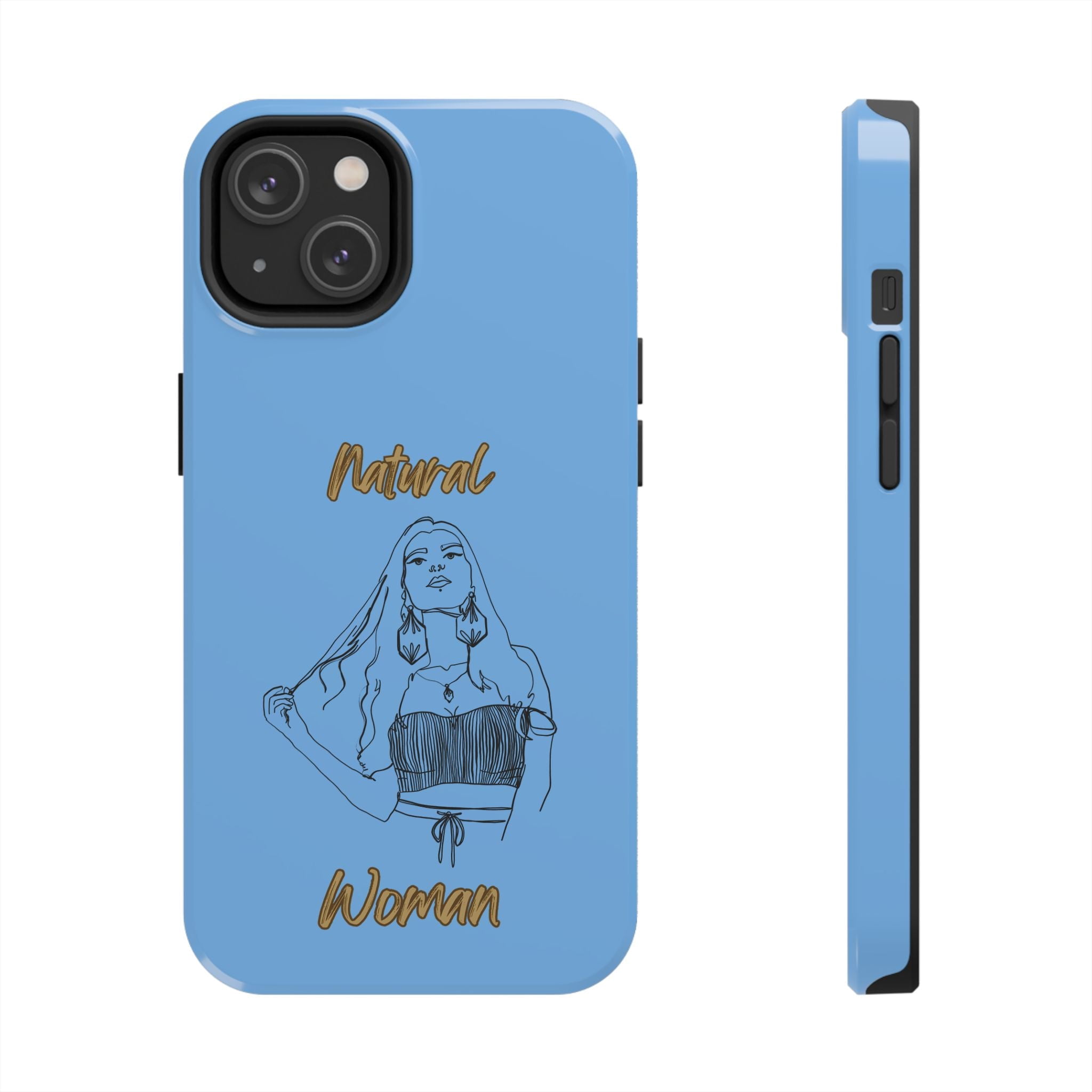 Natural Woman Thinking (BL)Tough Phone Cases LIGHT BLUE - Walmart.com