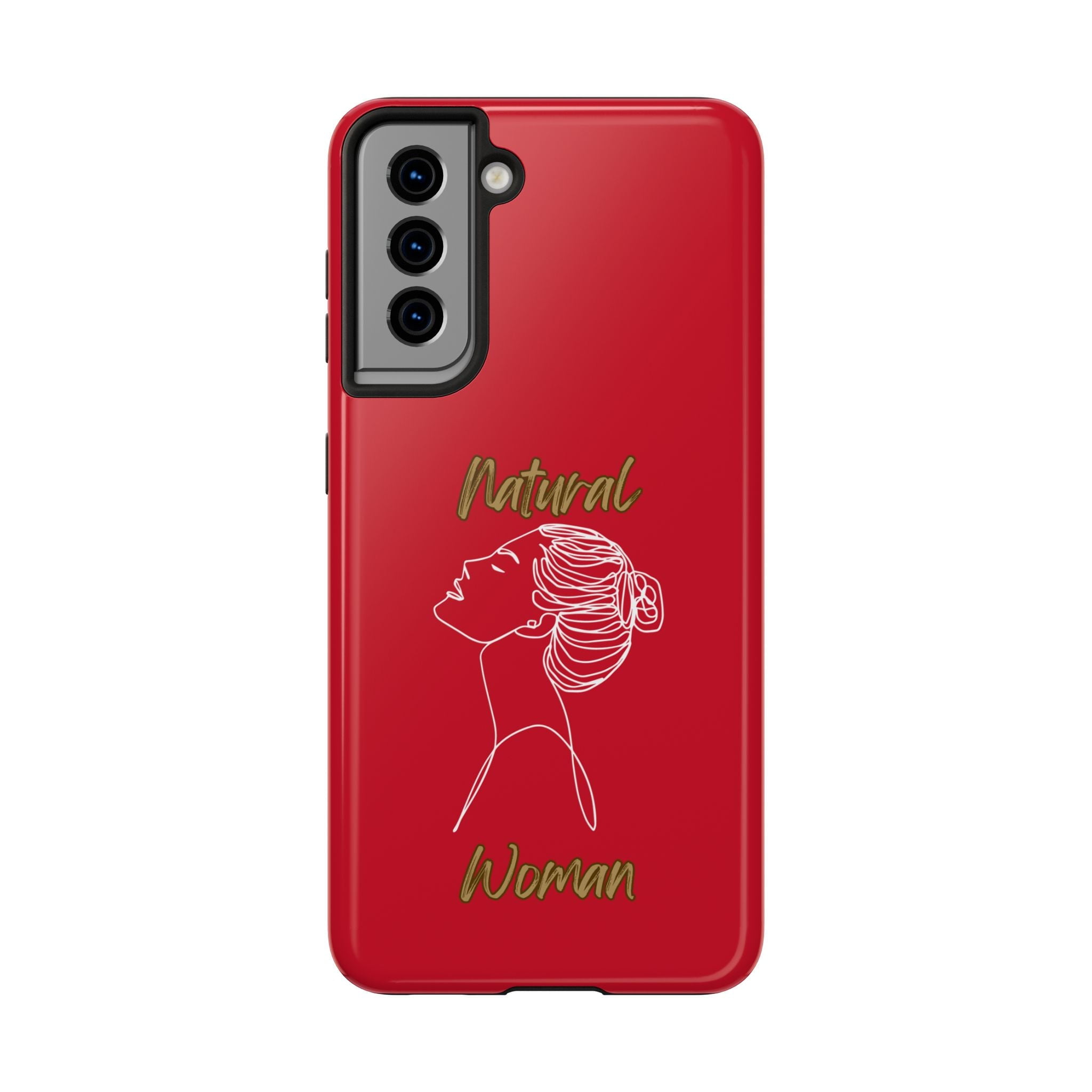Natural Woman Wet Bun (WL) Tough Phone Cases DARK RED - Walmart.com