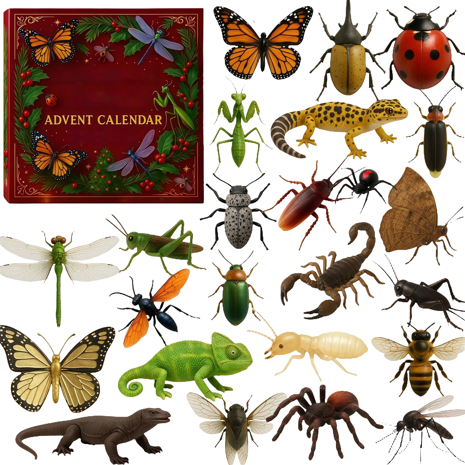 Natural Wonders Advent Calendar 24 Days Of Nature-Themed Surprises 2D ...