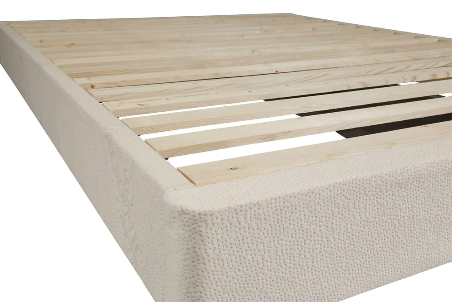 Natural Wood Foundation (TWIN SIZE), Boxspring Foundation for Mattress ...