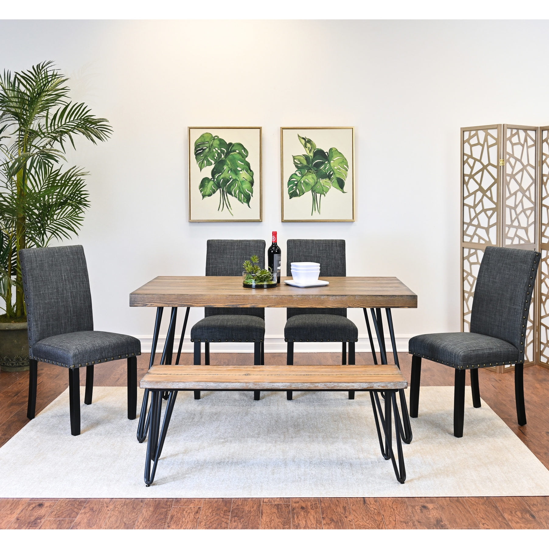Natural Wood Grain Texture | Dining Table, Adds Rustic Charm - Walmart.com