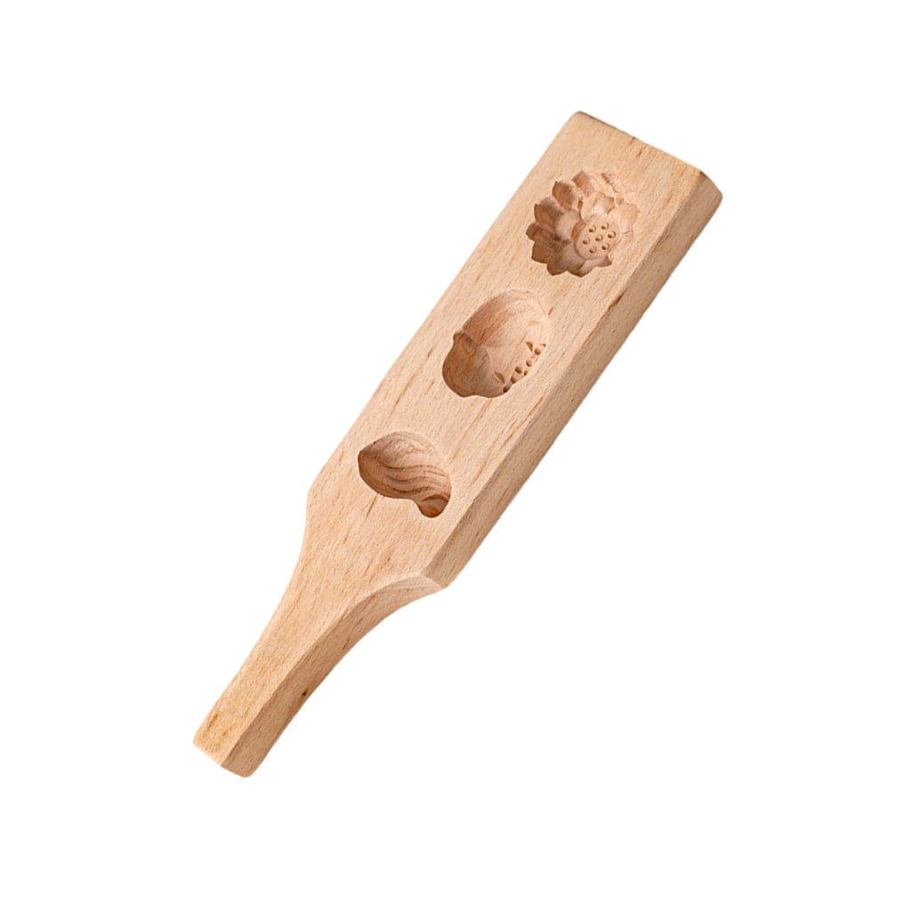 Natural Wood Lotuses Mold for Creative Mooncakes Making Mung Bean Cake ...