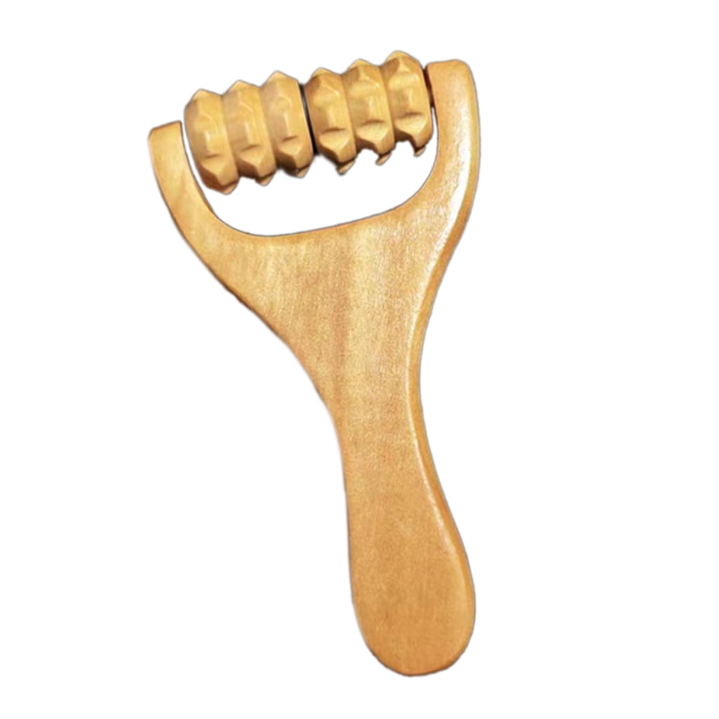 Natural Wood Massage Roller Natural Wood Massagers Handheld Body and ...
