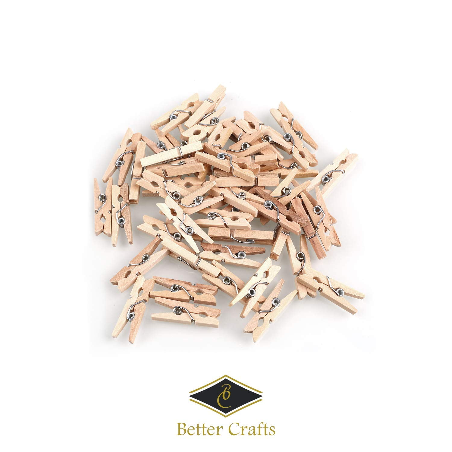Natural Wood Mini Clothespins for Crafts or Interior Decorating. (Pack ...