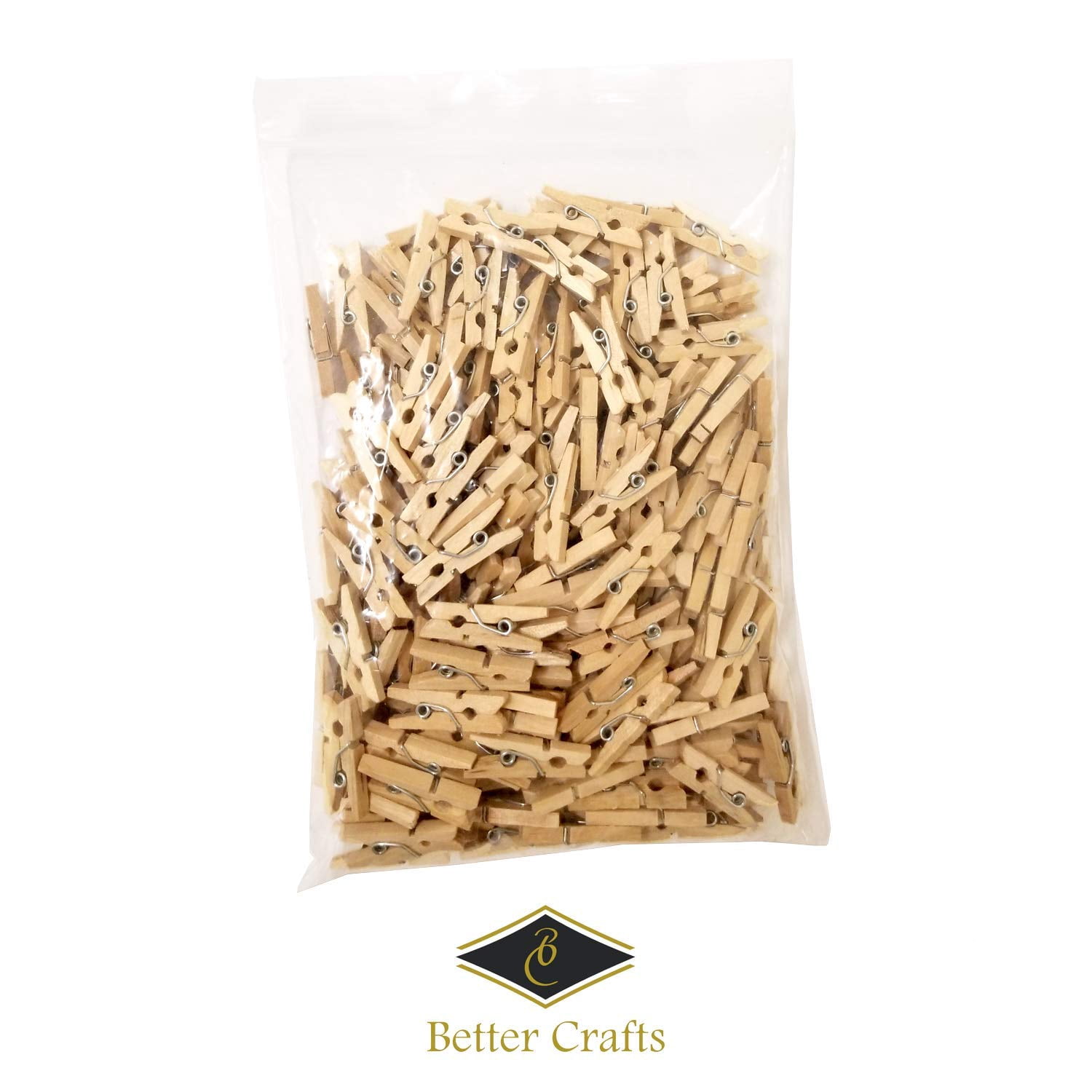 Natural Wood Miniature Small Wooden Clothespins in Bulk for Crafts or ...
