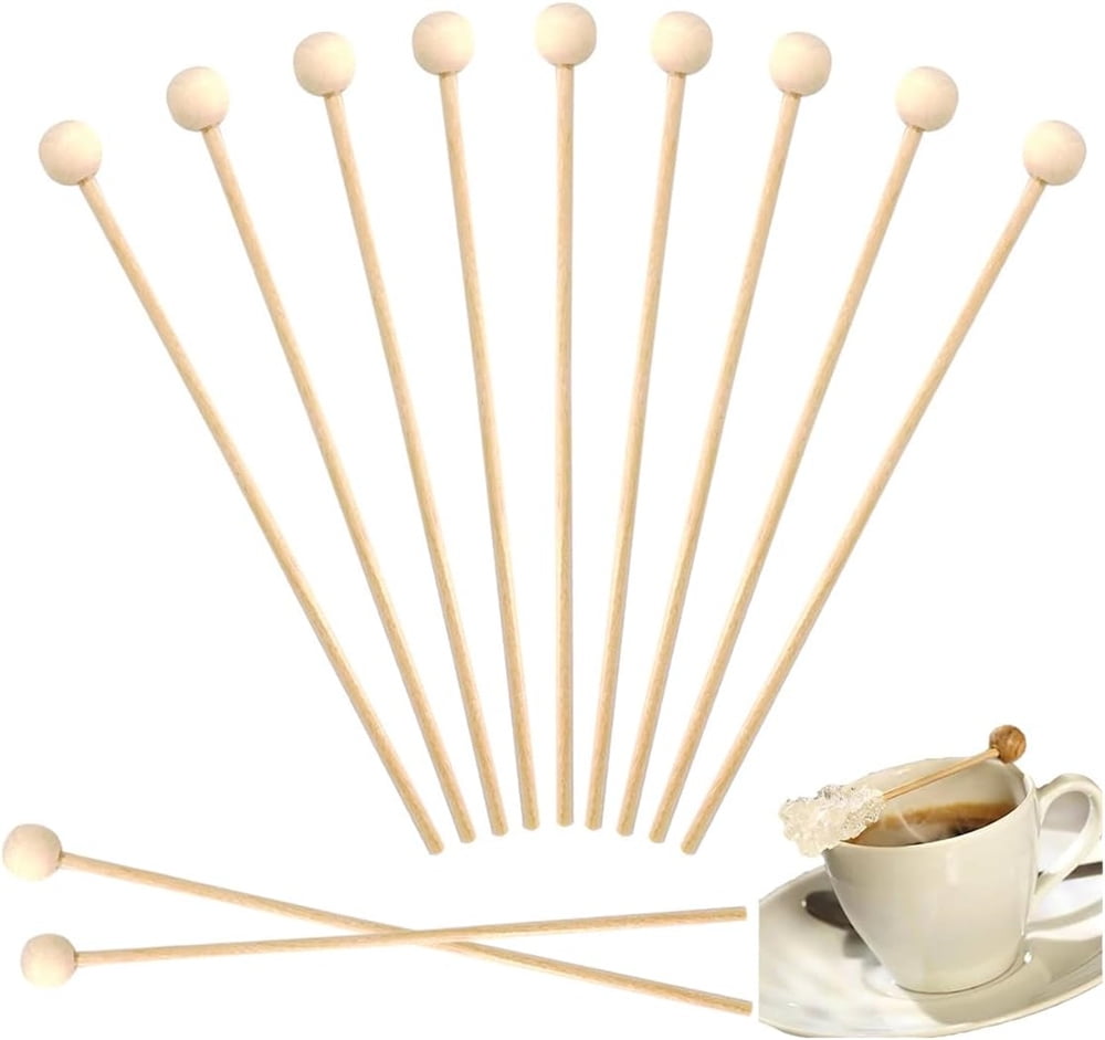 Natural Wood Swizzle Sticks,Disposable Drink Stir Sticks,Milk Tea ...