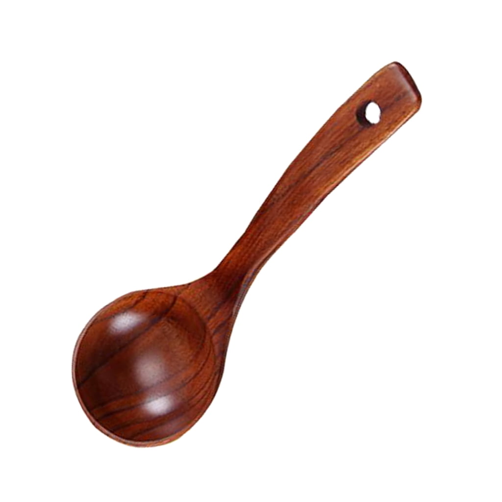 Natural Wooden Bamboo Ladle For Soups, Sauces, Casseroles, Porridge S S ...