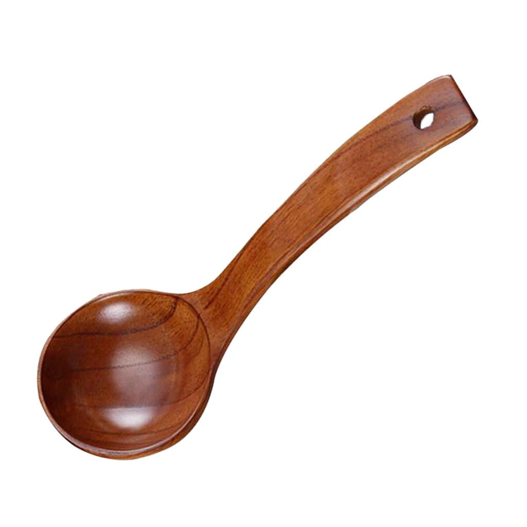 Natural Wooden Bamboo Ladle Soups, Sauces, Casseroles, Porridge L L ...