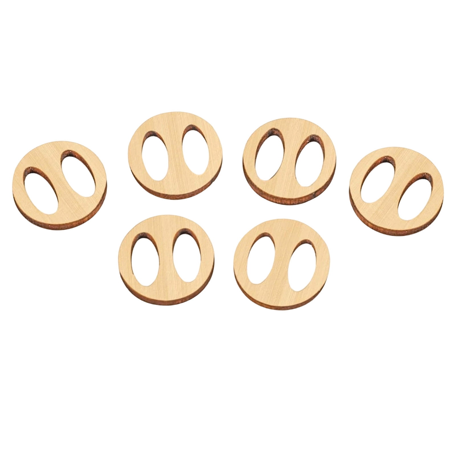 Natural Wooden Buttons For Knitting And Crafting Sewing Fasteners With ...