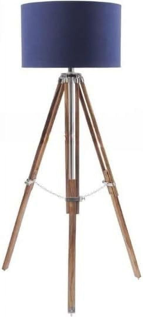 Natural Wooden Tripod Floor Lamp Stand for Living Room (Shade Not ...