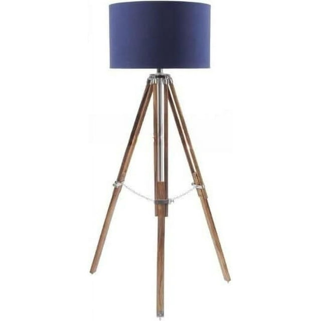 Natural Wooden Tripod Floor Lamp Stand for Living Room (Shade Not ...