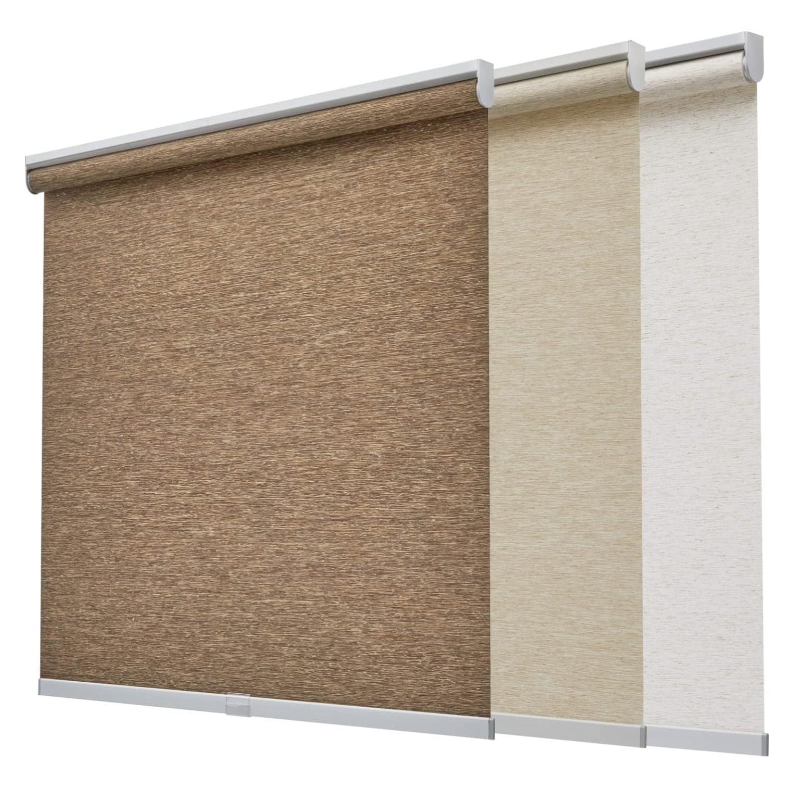 Natural Woven Cordless Shades, Free-Stop Window Shades for Home, Room ...