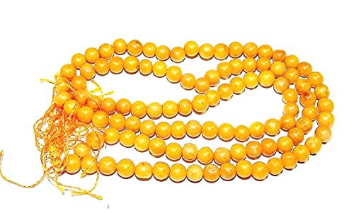 Natural Yellow Jasper Prayer Mala AAA++ Beads - Walmart.com
