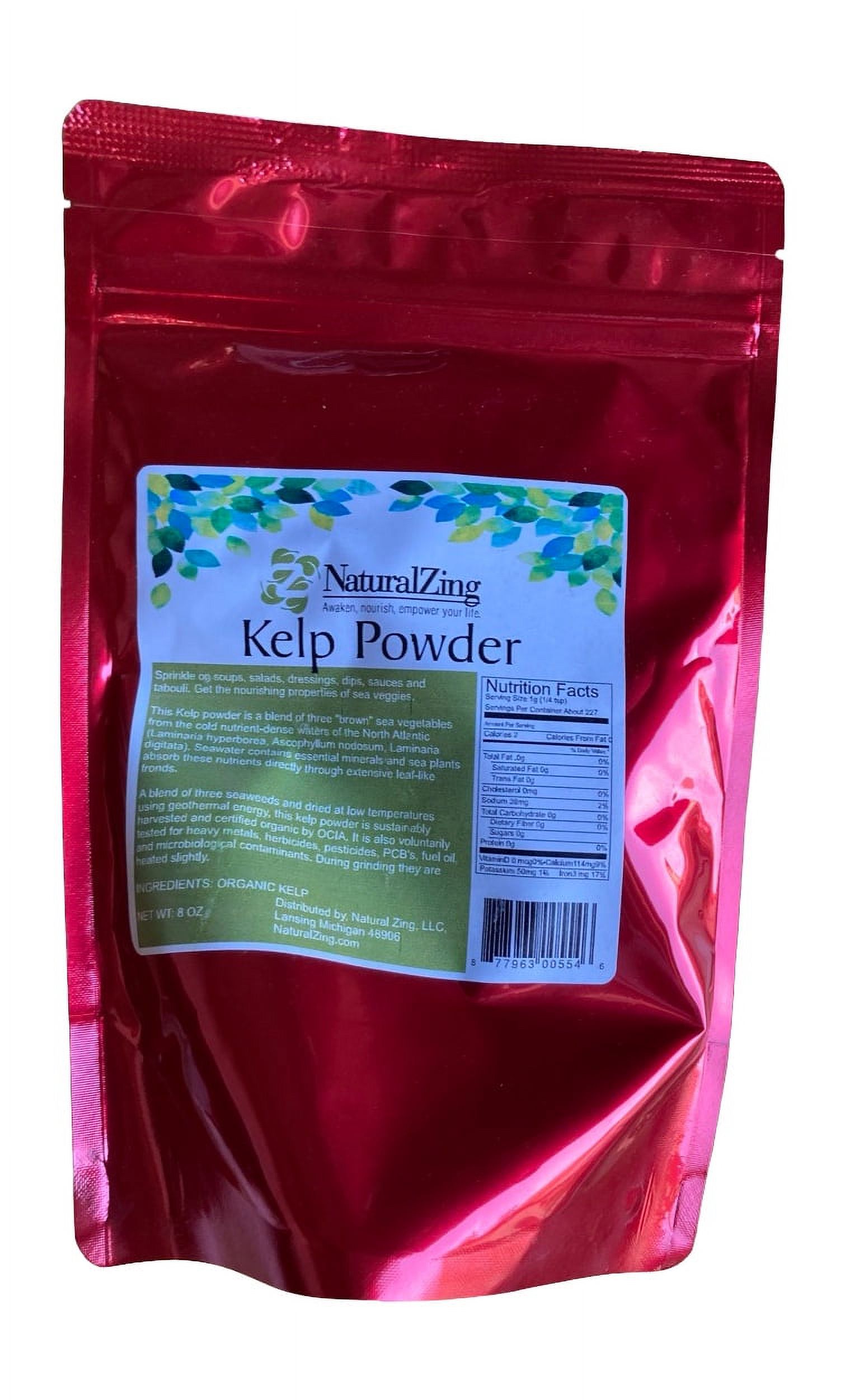 Natural Zing Kelp Powder, 8 oz - Walmart.com