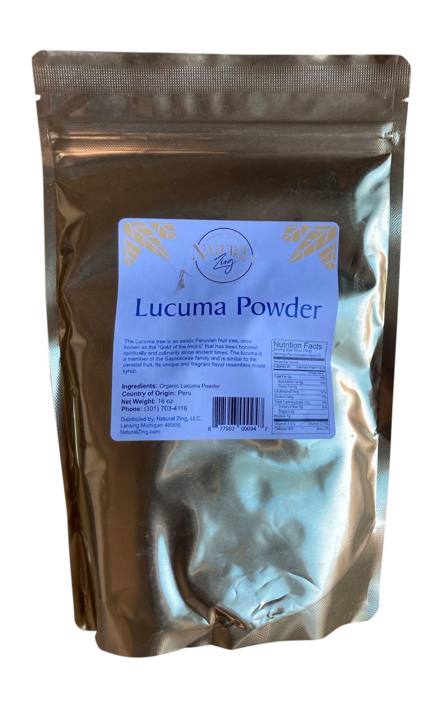 Natural Zing Lucuma Powder, 16 oz - Walmart.com
