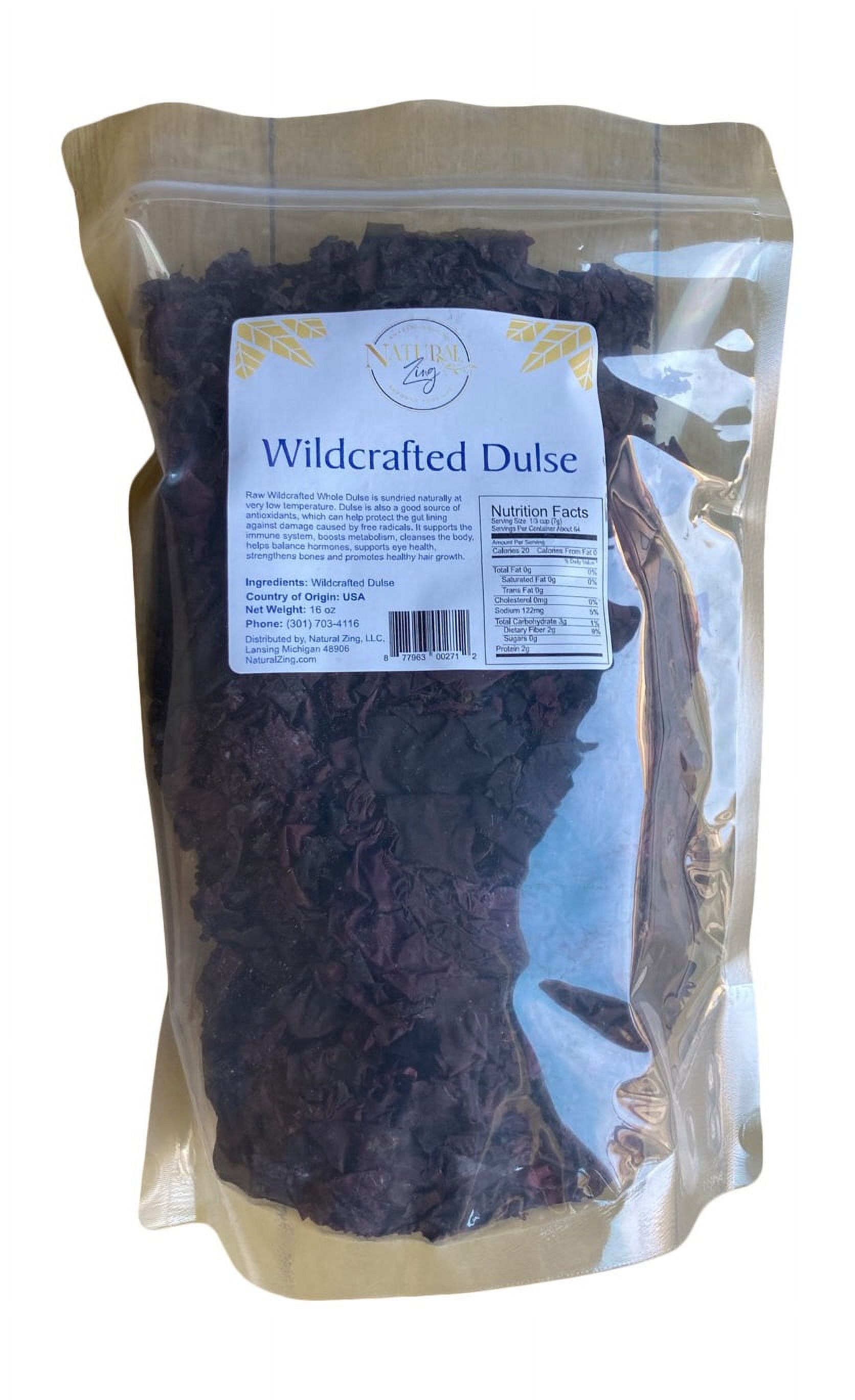 Natural Zing Raw Wildcrafted Whole Dulse, 16 oz - Walmart.com