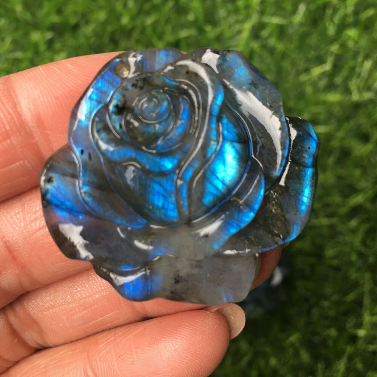 Natural elongated stone hand-carved rose quartz crystal restoration ...