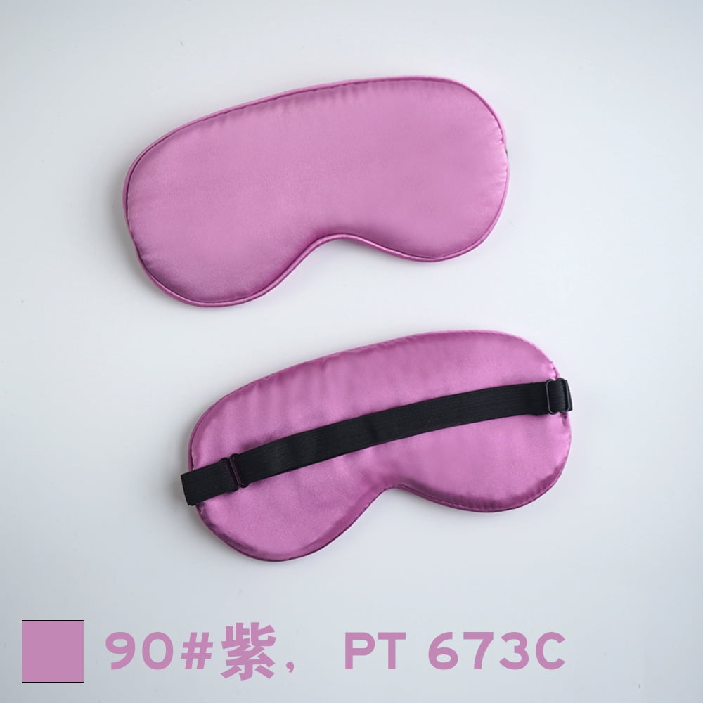 Natural mulberry silk double-sided silk eye mask inlay line shading eye ...