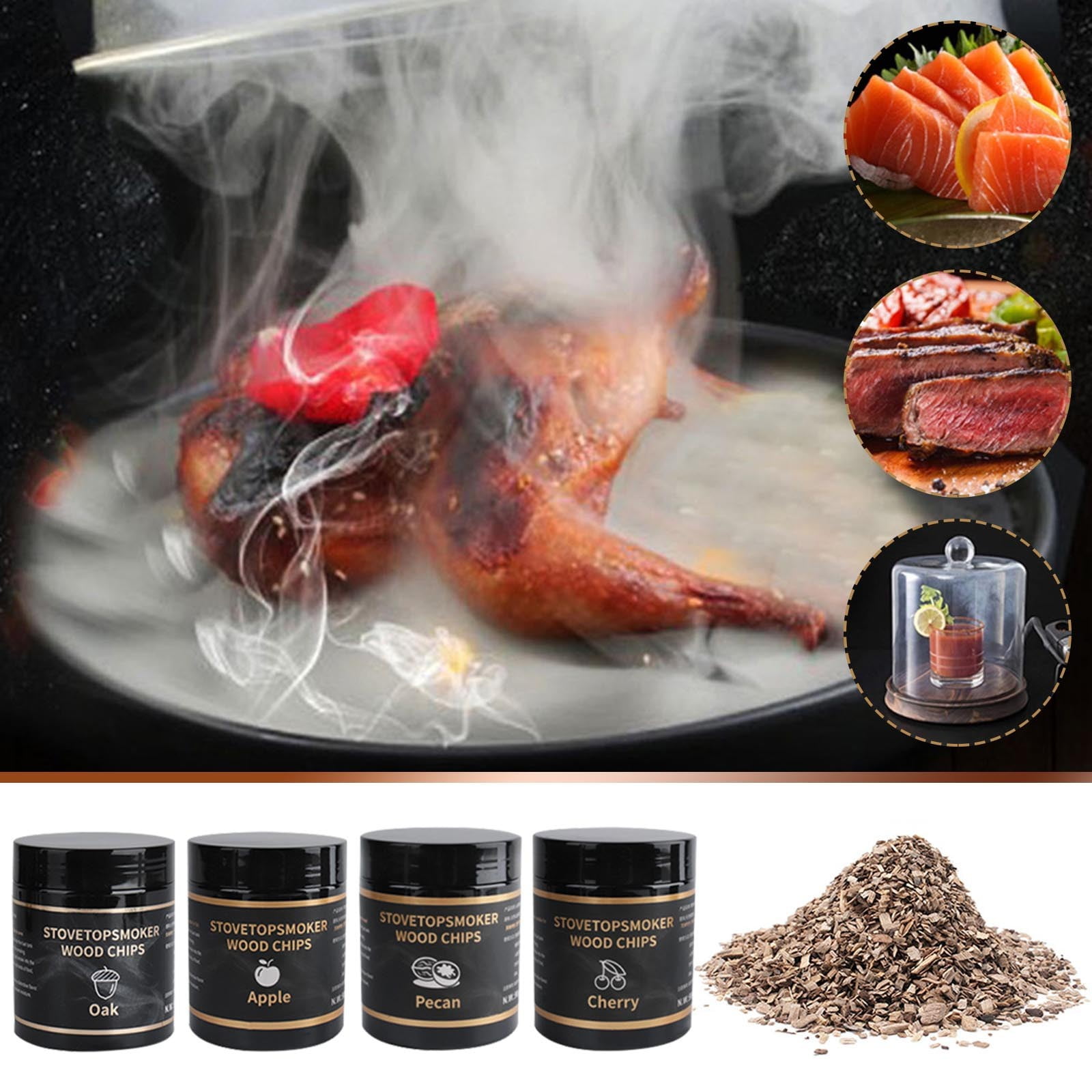 NaturalApple, Pecan Smoked Sawdust, Smoked Molecular Cooking, Sawdust ...