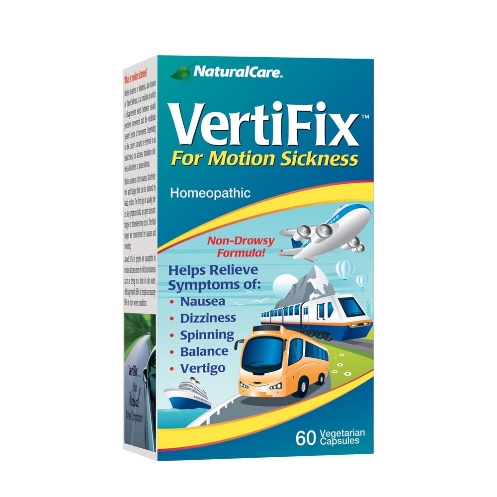NaturalCare VertiFix | Homeopathic Motion Sickness Aid | Non-Drowsy Support For Nausea ...