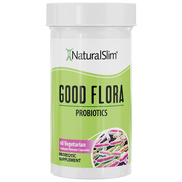NaturalSlim Good Flora Gut Restore Probiotic, Natural Digestion Pills ...