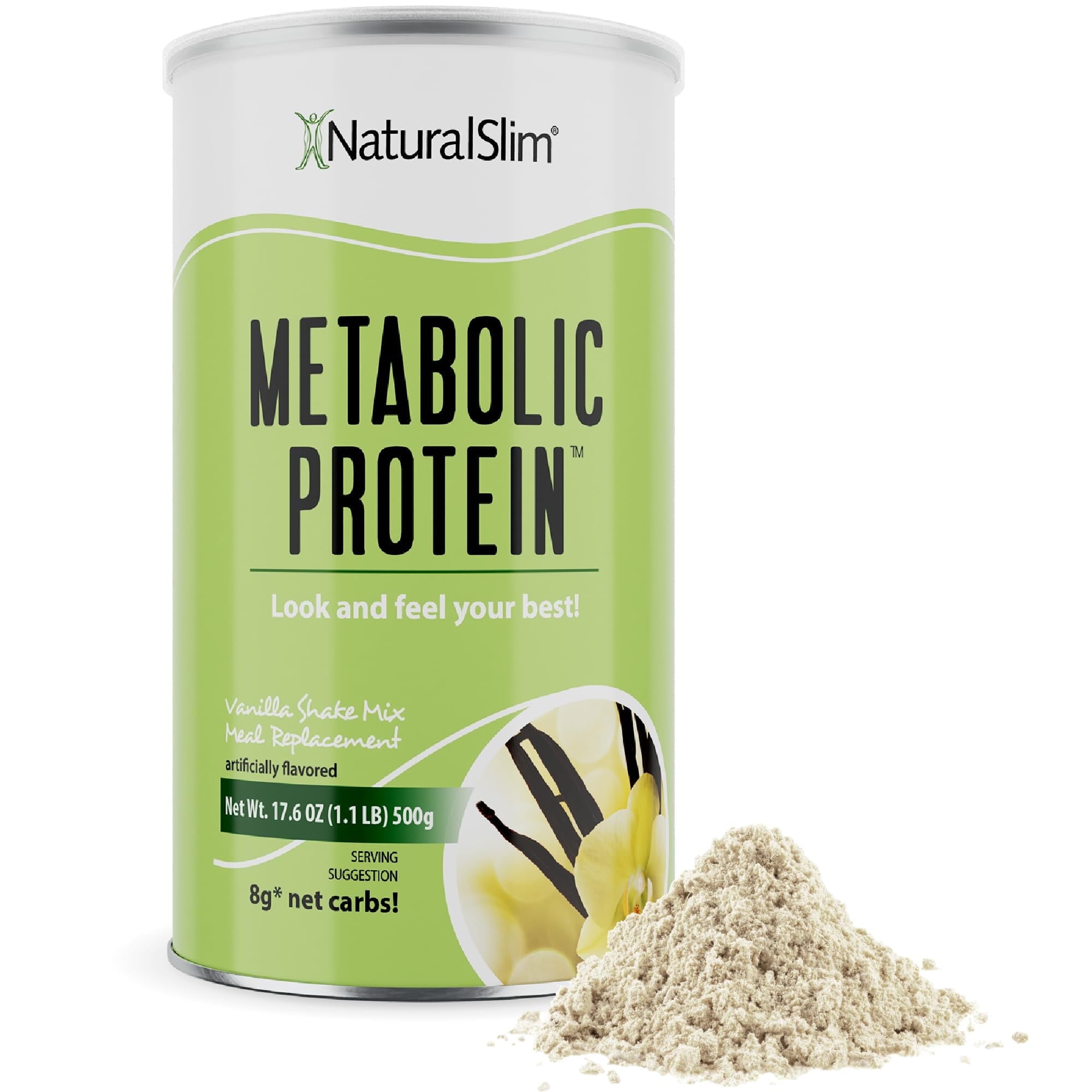 NaturalSlim High-Protein, Low-Carb Metabolic Whey Vanilla Shake ...