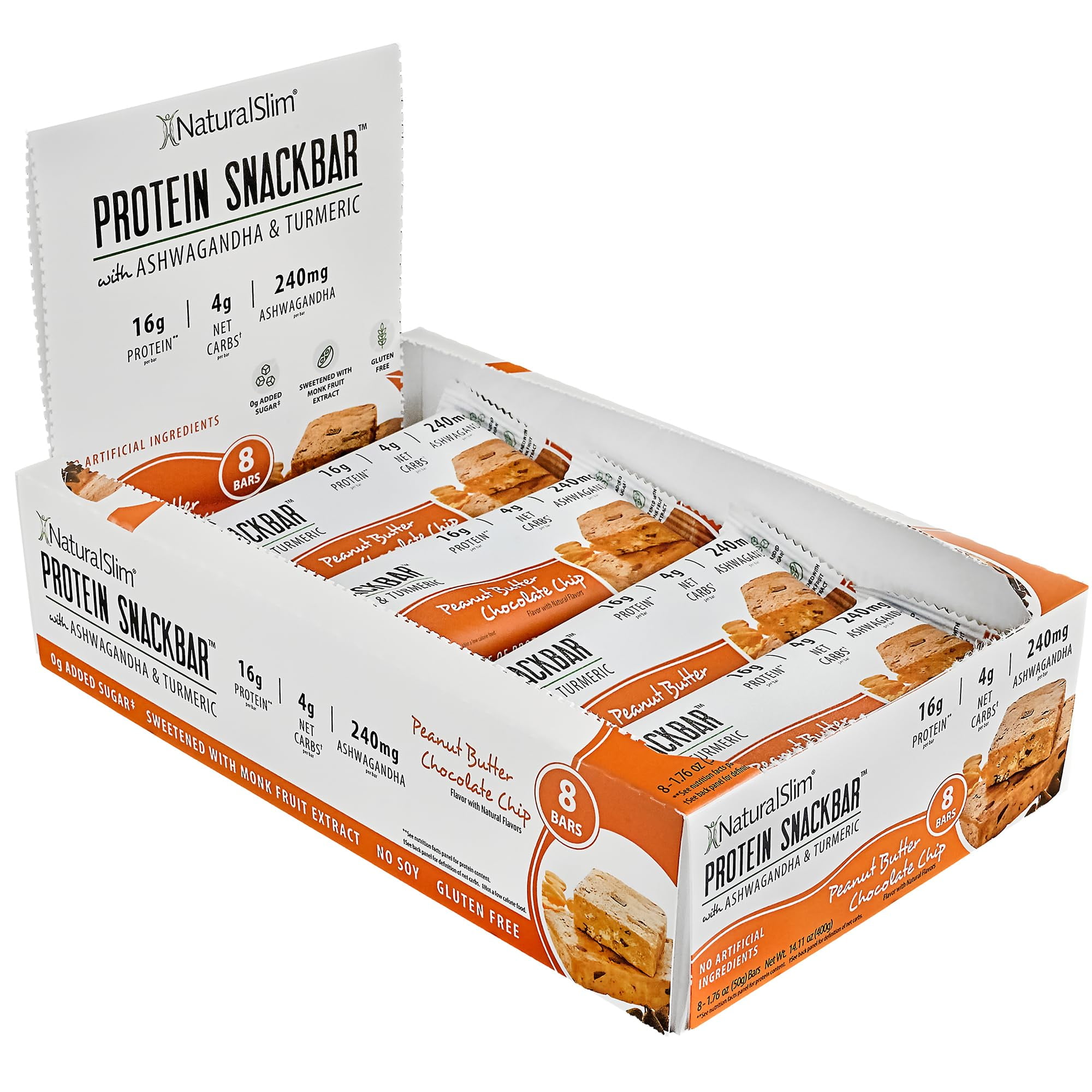 NaturalSlim bars with MZF22 Ashwagandha & Turmeric - High Snacks ...
