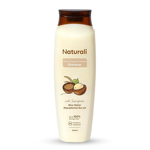 Naturali Daily Strength & Nourish Shampoo with Rice Water & Macadamia ...