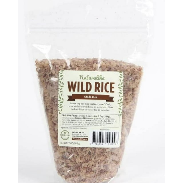 Naturalike African Ofada Rice (Nigeria)-27oz - Nutritious High Protein ...