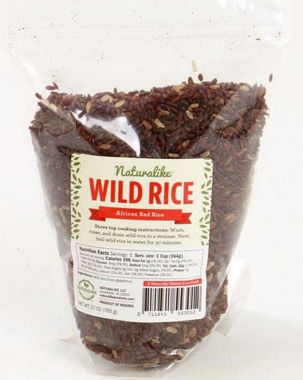 Naturalike African Red Rice (Oryza Glaberrima) -27oz - Nutritious High ...