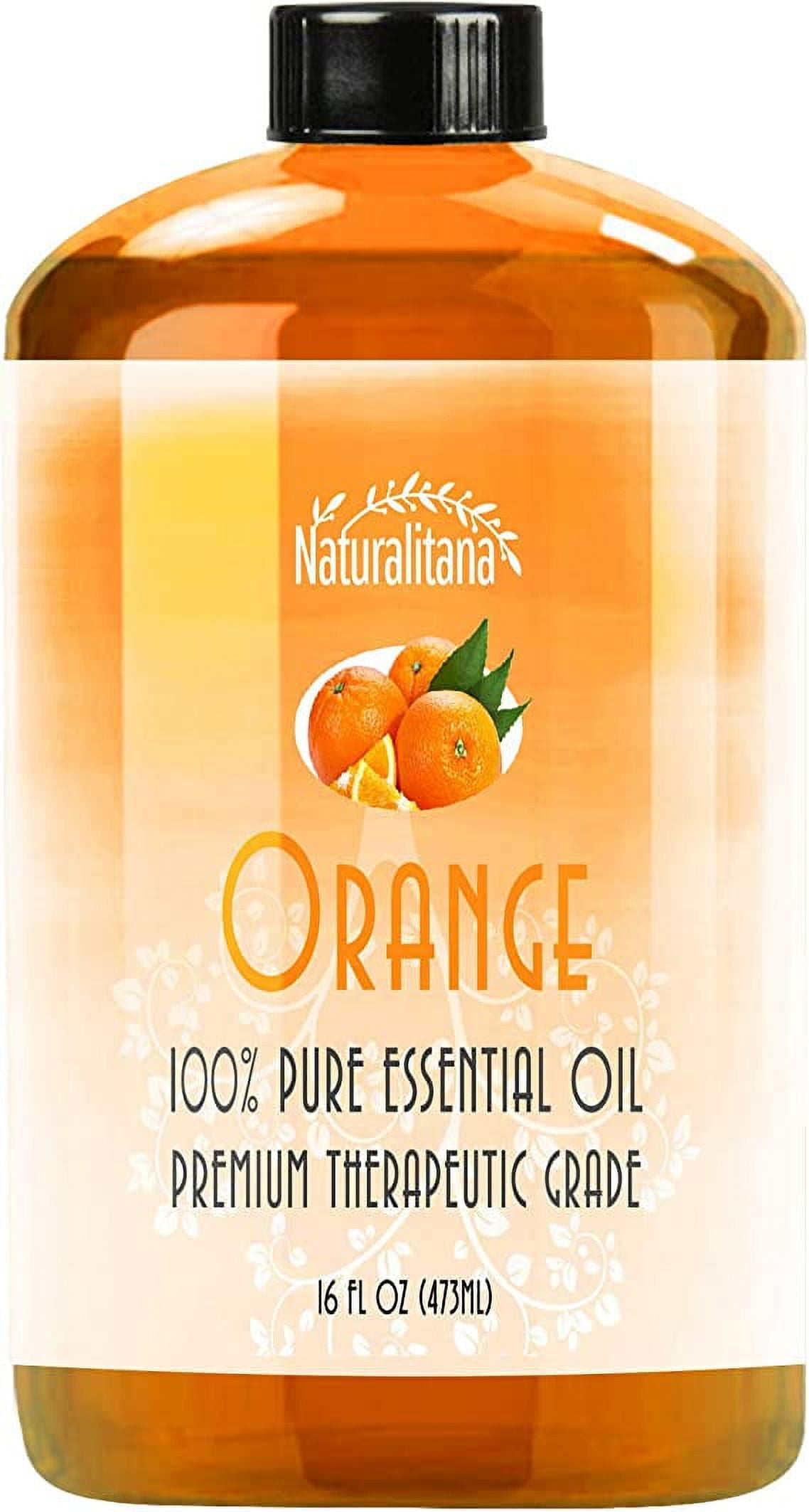 Naturalitana Pure Sweet Orange Essential Oil (16oz) - For Aromatherapy ...