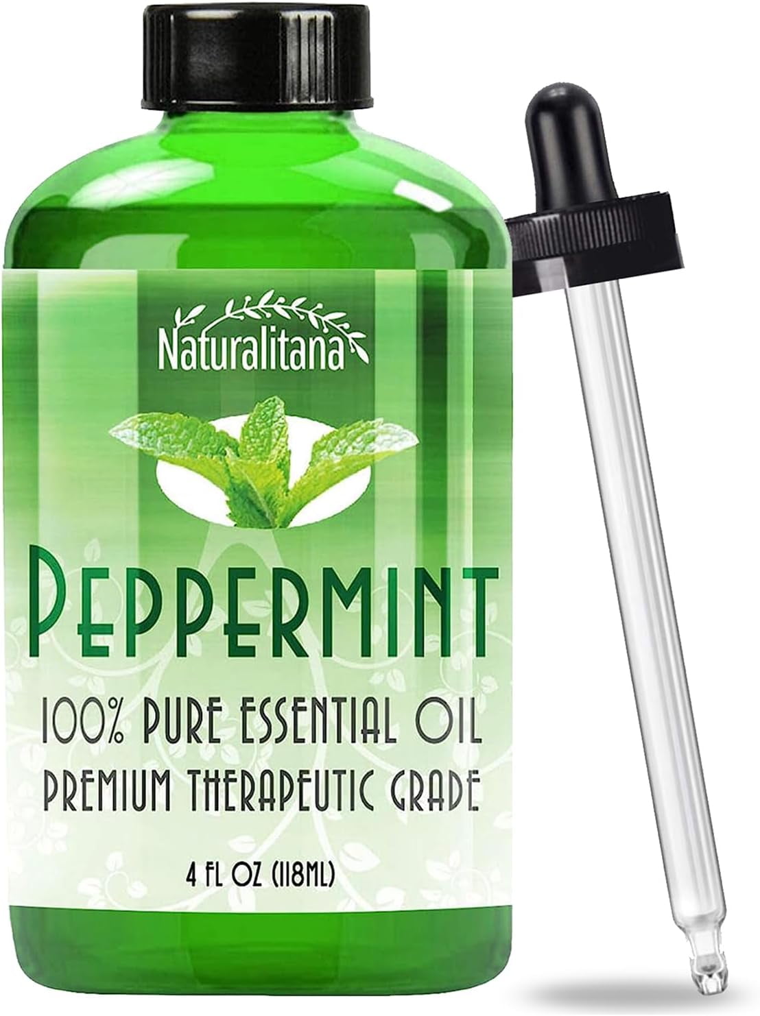 Naturalitana Peppermint Essential Oil - Therapeutic Grade for ...