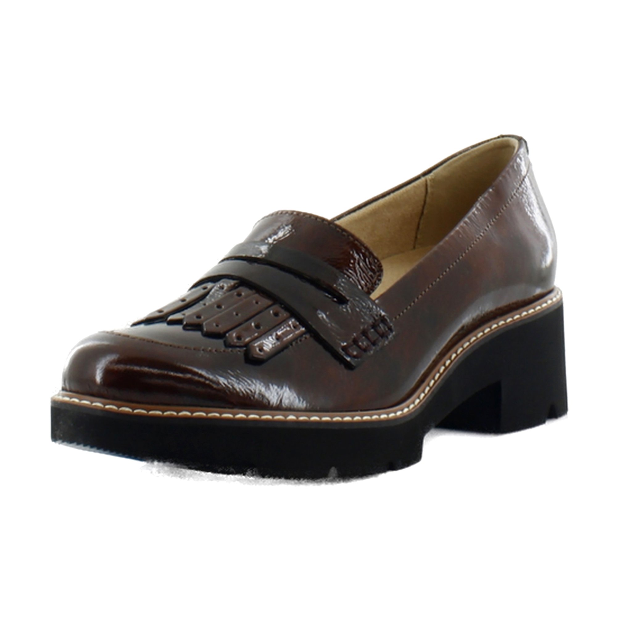 Naturalizer Darcy Women's Loafers & Slip-Ons Cinnamon Patent Leather ...