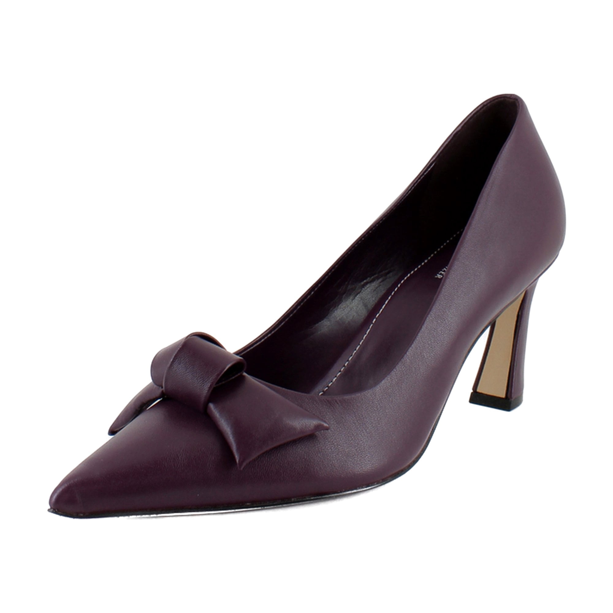 Naturalizer Emery-Bow Women's Heels Deep Plum Purple Leather Size 5 M ...